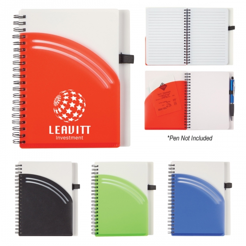 Rainbow Spiral Notebook with Pen | Pinnacle Promotions